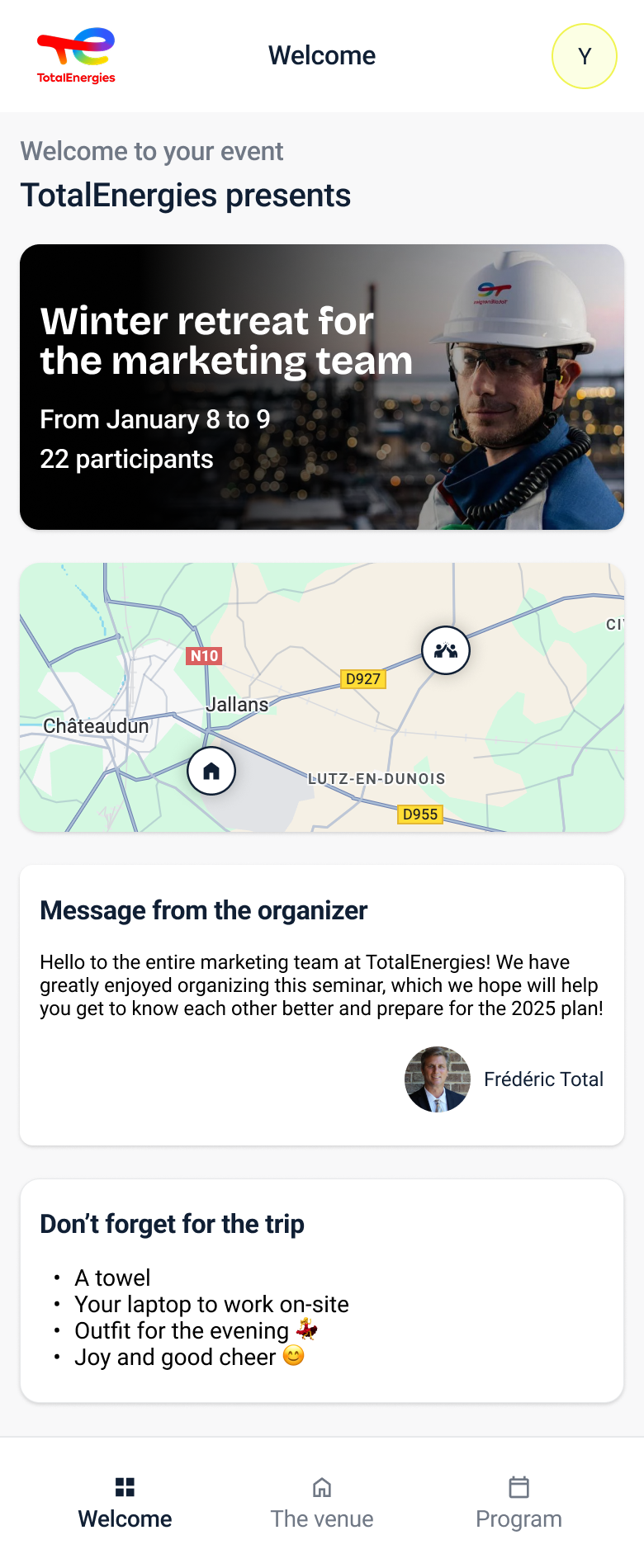 Naboo | Les meilleurs séminaires et événements d'entreprise